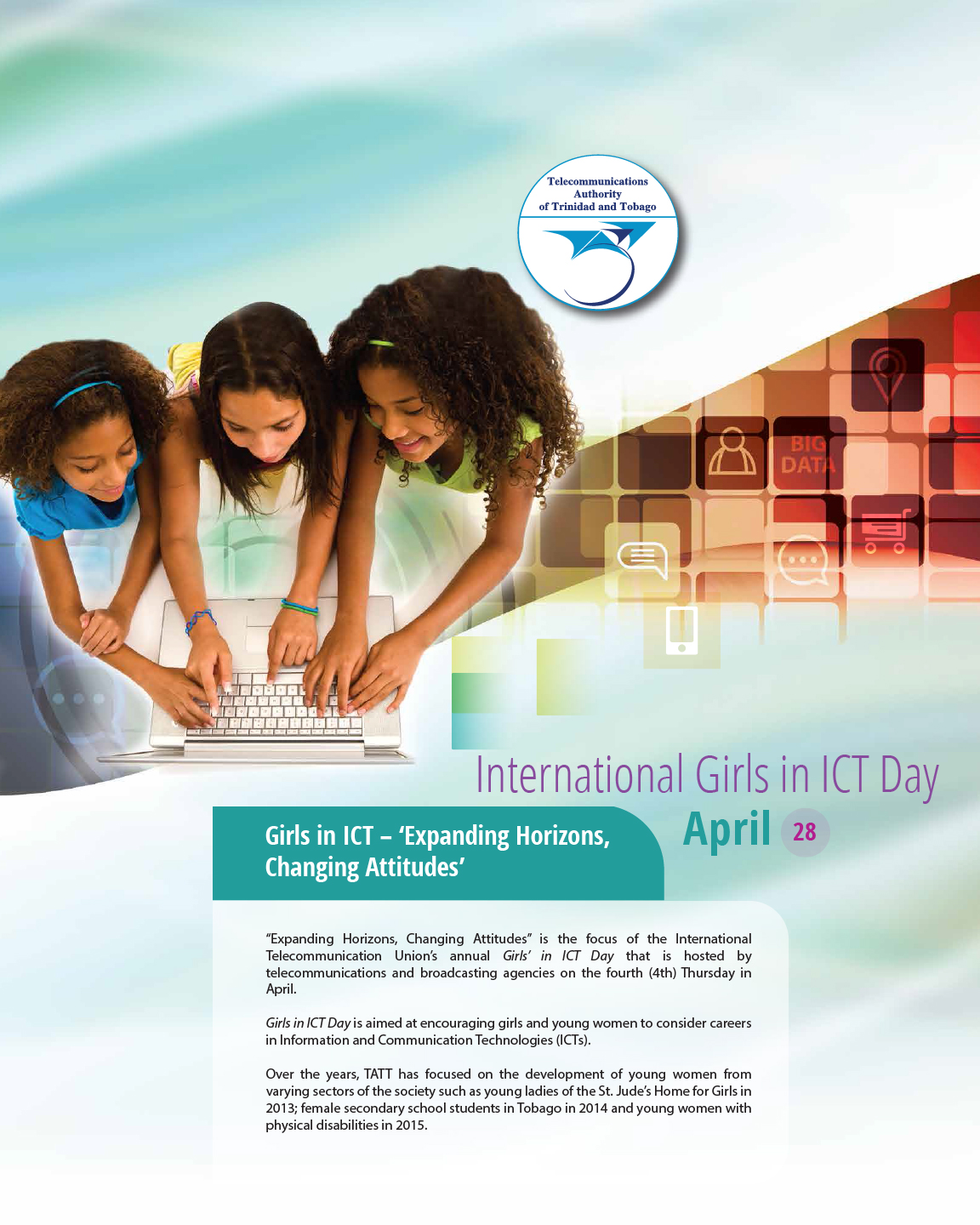 Girls in ICT - 'Expanding Horizons, Changing Attitudes' - TATT